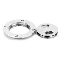 China Stainless Steel Round Non Slip Inspection Hatch Deck Plate with Detachable Cover for Marine Boat Yacht for sale