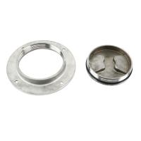 China Stainless Steel Round Non Slip Inspection Hatch Deck Plate with Detachable Cover for Marine Boat Yacht for sale