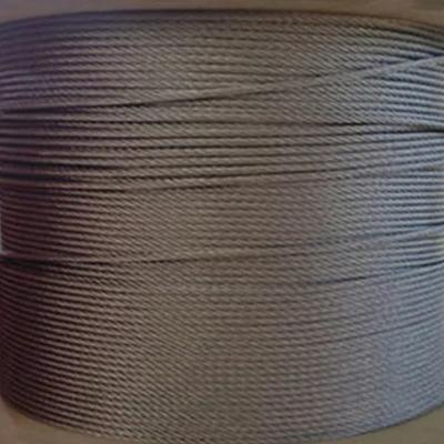 China Abrasion Resistant 7x19 Stainless Steel Wire Rope 6mm 304 Grade Cable for Harsh Working Conditions for sale