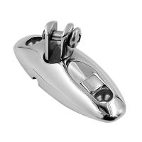 China New Quick Release Bimini Top Swivel Hinge 316 Stainless Steel Deck Side Mount Marine Hardware with Screws Honghao for sale