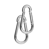 China DIN5299c Snap Hook Heavy Duty Spring Snap Hook Carbon Steel Carabiner Clip Quick Link Spring Snap Hook for sale