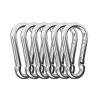 China Galvanized Carabiner Clip Spring Snap Hook for Swing Hammock Gym Outdoor for sale
