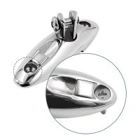 China 316 Stainless Steel Quick Release Deck Side Mount Hinge Boat Top Swivel Hinge for Canopy for sale