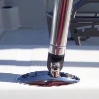 China 316 Stainless Steel Quick Release Deck Side Mount Hinge Boat Top Swivel Hinge for Canopy for sale