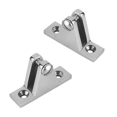 China Deck Hinge Fitting Marine Boat Deck Hinges 316 Stainless Steel Marine Bimini Top Fittings for sale