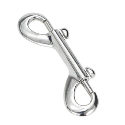 China Stainless Steel Double Ended Bolt Snap Trigger Chain Diving Clips for Water Bucket Pet Feed Bucket for sale