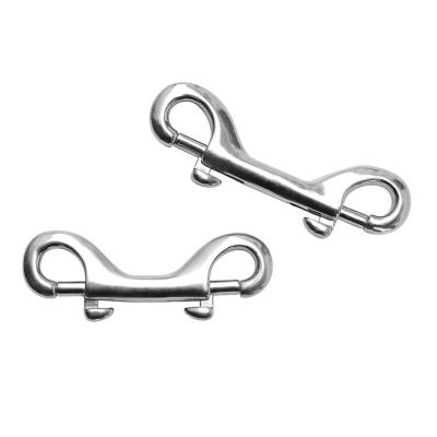 China Double Ended Bolt Snap Hooks Stainless Steel Double End Heavy Duty Trigger Snaps for Water Bucket/Dog Leash/Pet Feed Bucket for sale