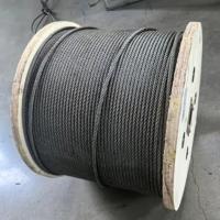 China Customization Services Offered 1x7 1x19 1x37 Hot Dip Galvanized Steel Wire Rope for Professional Cold Heading for sale