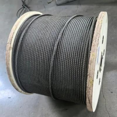China Customization Services Offered 1x7 1x19 1x37 Hot Dip Galvanized Steel Wire Rope for Professional Cold Heading for sale
