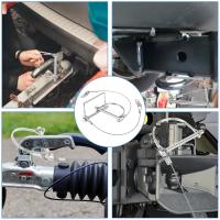 China Stainless Steel Quick Release Hitch Pin Trailer Coupler Pin for Farm Lawn Garden Trailers for sale