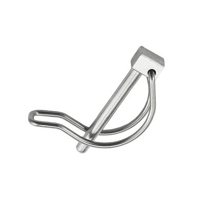 China Stainless Steel 316 Quick Lock Release Trailer Towing Coupler Safety Pin D Type Shaft Wire Lock Pin for Bicycle Stroller for sale
