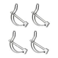 China Stainless Steel 316 Quick Lock Release Trailer Towing Coupler Safety Pin D Type Shaft Wire Lock Pin for Bicycle Stroller for sale