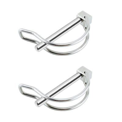 China Stainless Steel 316 Quick Lock Release Trailer Towing Coupler Safety Pin for Trailer Towing Bicycle Stroller Cargo Boat for sale