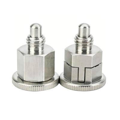 China Self-Locking Plunger Fixed Position Dowel Locking Spring Screw Mini Stainless Steel Indexing Plungers for sale