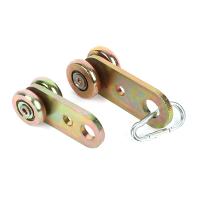 China Hot Sales Heavy Duty Steel Pulley Sliding Door Roller Ball Bearings Assembly Window Roller for sale