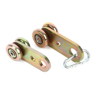 China Hot Sales Heavy Duty Steel Pulley Sliding Door Roller Ball Bearings Assembly Window Roller for sale