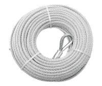 China Customized Length Stainless Steel Wire Rope with 7x7 Construction and SS304/SS316 Material for Aircraft Cable Applications for sale