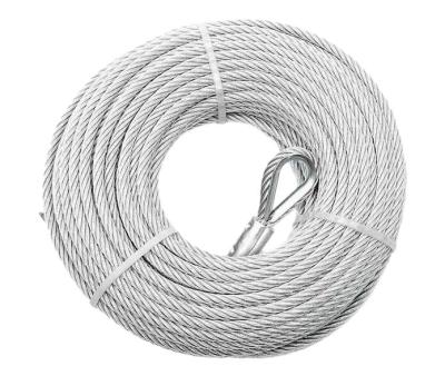 China Customized Length Stainless Steel Wire Rope with 7x7 Construction and SS304/SS316 Material for Aircraft Cable Applications for sale