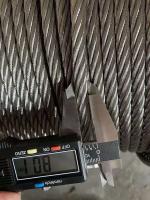 China Black Oil Coated Cold Heading Steel Aircraft Cable Carbon Steel Grade Ungalvanized Steel Wire Rope for sale