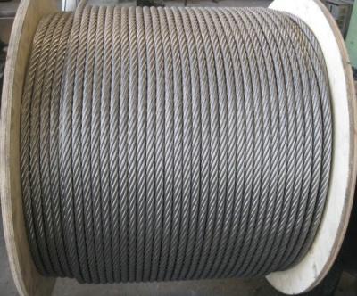 China 7X19 Construction Galvanized Steel Wire Rope Aircraft Cable with Carbon Steel Material and Customizable Length for sale