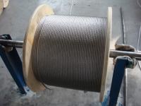 China 7X19 Construction Galvanized Steel Wire Rope Aircraft Cable with Carbon Steel Material and Customizable Length for sale