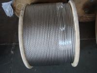 China 7X19 Construction Galvanized Steel Wire Rope Aircraft Cable with Carbon Steel Material and Customizable Length for sale