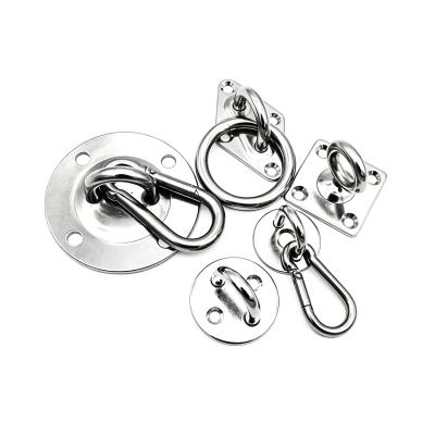 China Heavy-Duty Metal Swivel Keychain Carabiner Ceiling Fan Wall Mount Swing Hammock Snap Hanging Anchor Bracket Hook Heavy Industry for sale