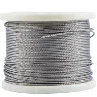China Galvanized Steel Wire Rope with 6x12+7FC Construction Carbon Steel Material in 500m/1000m Length for sale