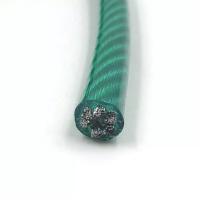 China PVC Coated Steel Wire Rope with 7x7 / 7x19 Construction and 5/32