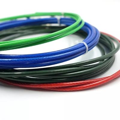 China PVC Coated Steel Wire Rope with 7x7 / 7x19 Construction and 5/32