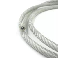China Carbon Steel 7x7 Construction Vinyl Coated Cable 1/8