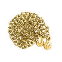 China G70 5/16''x20'x4700lbs with Clevis Grab Hook Grade 70 Binder Chain with Clevis Grab Hooks for Transport Towing for sale
