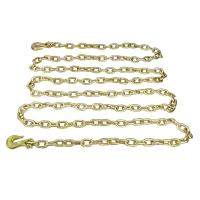 China G70 5/16''x20'x4700lbs with Clevis Grab Hook Grade 70 Binder Chain with Clevis Grab Hooks for Transport Towing for sale