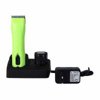 China Cordless Animal Hair Clipper Safe With Carbon Steel Blade For Pet Grooming for sale