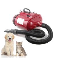 China Red Eco Friendly Dog Blow Dryer Easy Cleaning AC 240V Dog Grooming Blower for sale