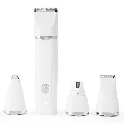 China 4 Heads Rechargeable Electric Clippers 240V Quiet Operation Rechargeable Trimmer Shaver for sale