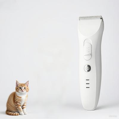 China Stainless Steel Cordless Pet Clipper 2 Speeds Pet Grooming Clipper Battery Powered for Cats Dogs for sale