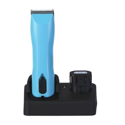 China Detachable Cordless Dog Trimmer A5 Blade Animal Hair Clipper Lithium Batteries for sale