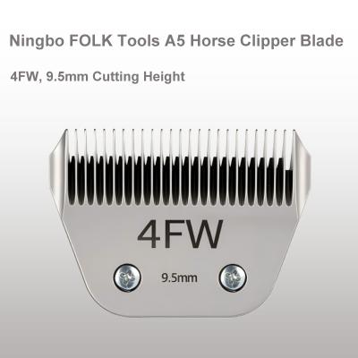 China 9.5mm Wide A5 Horse Clipper Blade with 36% Wider Cutting Surface and Stainless or Ceramic Cutter for Full Body Clipping for sale