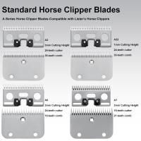 China 9.5mm Wide A5 Horse Clipper Blade with 36% Wider Cutting Surface and Stainless or Ceramic Cutter for Full Body Clipping for sale