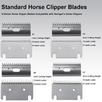 China 9.5mm Wide A5 Horse Clipper Blade with 36% Wider Cutting Surface and Stainless or Ceramic Cutter for Full Body Clipping for sale
