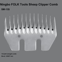 China 13-Teeth Straight Comb Sheep Clipper Blade in High-Carbon Steel for Sheep Shearing Comb Use for sale