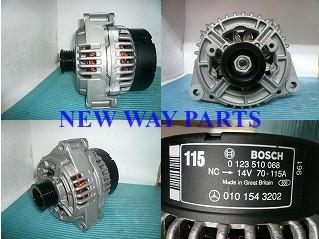 China Mercedes W202 W203 Alternator 115A 0101543202 0123510068 for sale