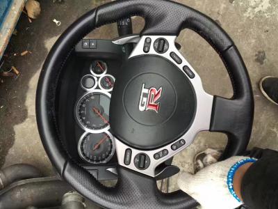 China Nissan GRT Steering Wheel 14 Inch Durable Leather Grip for Off-Road Racing for sale