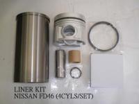 China Nissan FD46 Engine Piston Liner Ring Set 89mm Bore Heavy Duty Diesel for sale