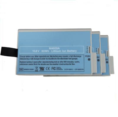 China Replacement Battery for MP20 MP30 MP5 Patient Monitor 10.8V 6600mAh M4605A Medical Lithium Battery for sale