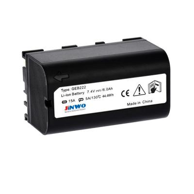 China Leica GEB222 7.4V 6000mAh Rechargeable Lithium Ion Battery Replacement for Leica Instruments for sale