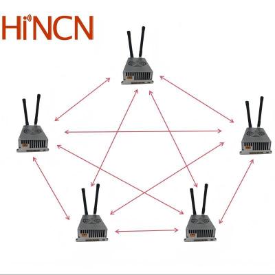 China 100Mbps TDD OFDM Full Duplex UAV Video Transmitter Wireless Transceiver Support Mesh Network for sale