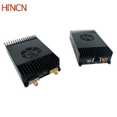 China Ethernet UAV Aircraft Transmitter Receiver 100km Frequency Hopping Transceiver for sale