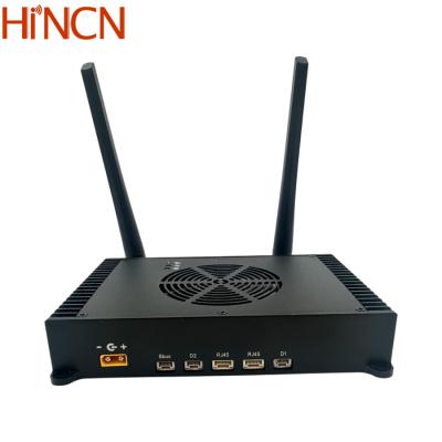 China UAV Long Range Video Transmitter 100Mbps Professional Aerial Video Transmission System for sale